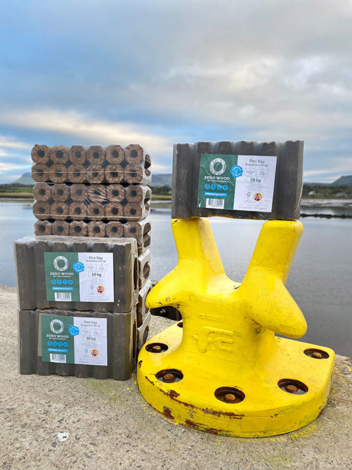 Hardwood Heat Log Briquettes – Pallet | Sligo Fuels | McPartland Fuels ...